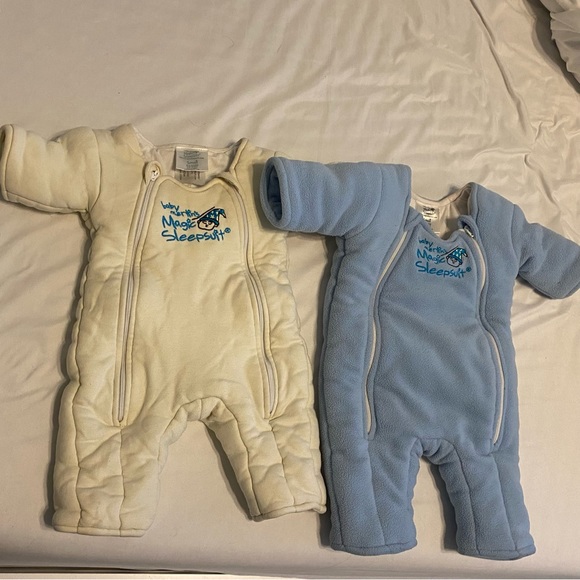 Baby Merlin | Pajamas | Baby Merlin Magic Sleep Suit Yellow Blue Set Of ...
